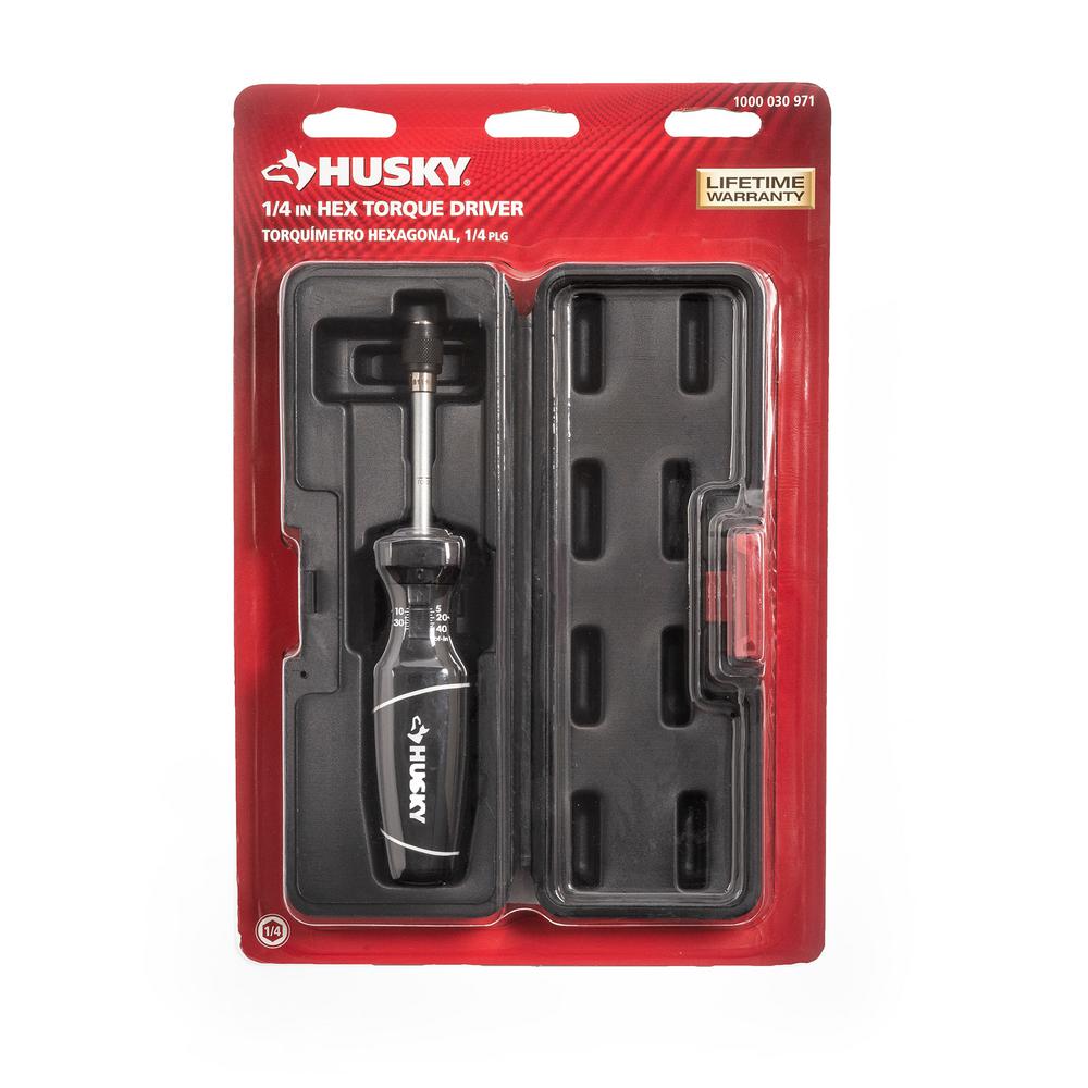 Husky 1/4 in. Hex Inch Torque Screw Driver – PIP Hardware
